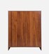 Buy Zenith 3 Tier Cabinet in Columbian Walnut Finish by GUDSMITH Online ...